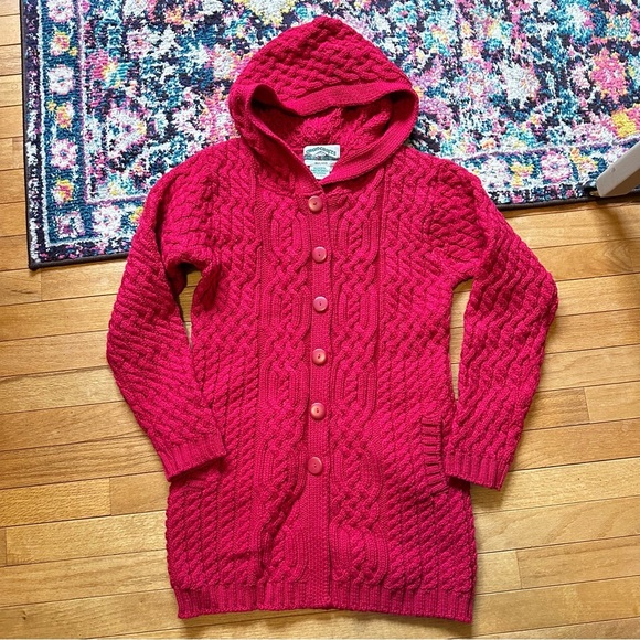 Aran Crafts | Sweaters | Aran Crafts Merino Wool Fisherman Cable Knit ...